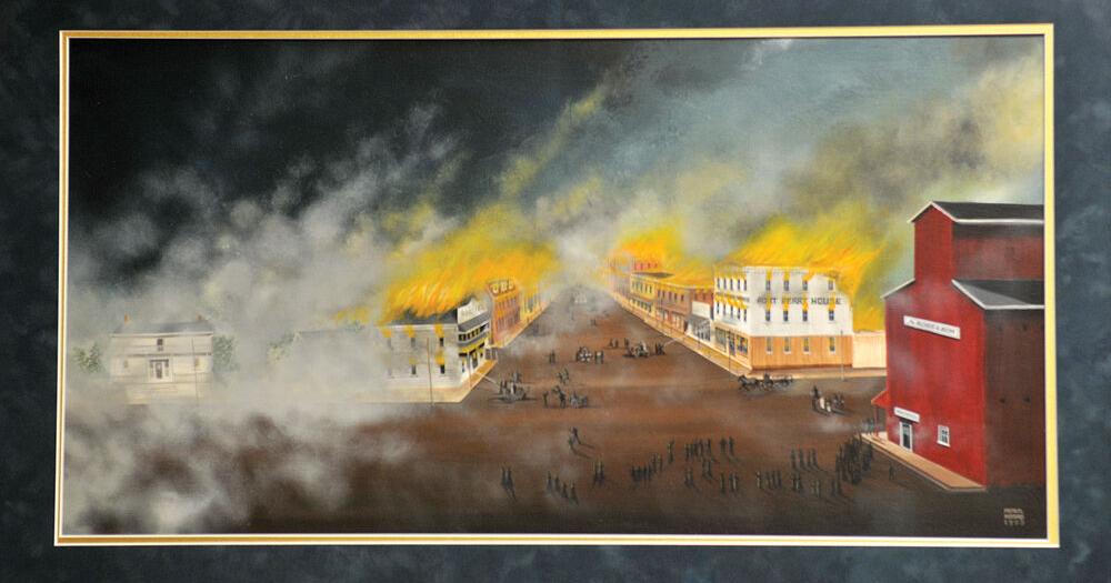 Port Perry rises from ashes of 1884 fire