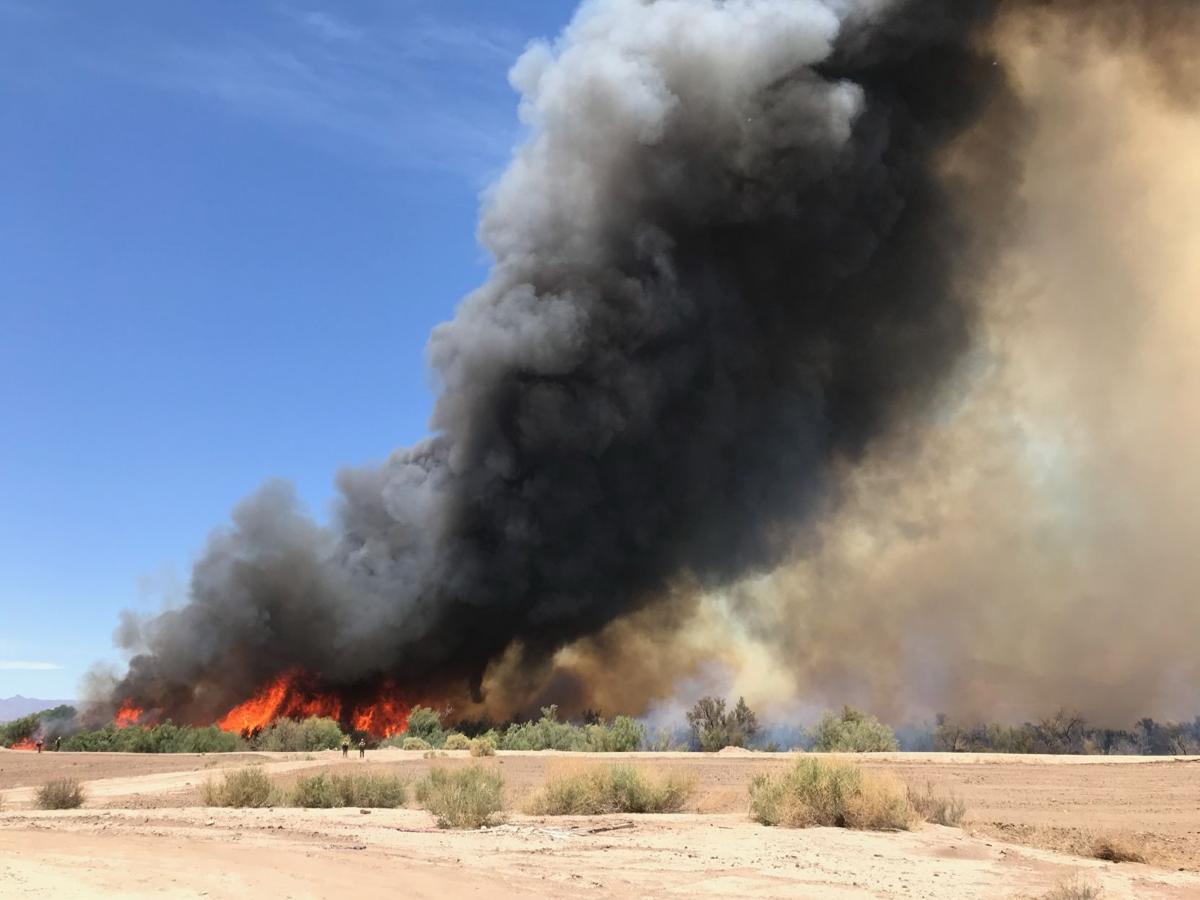 Gila River fire Contained | Local News | eacourier.com