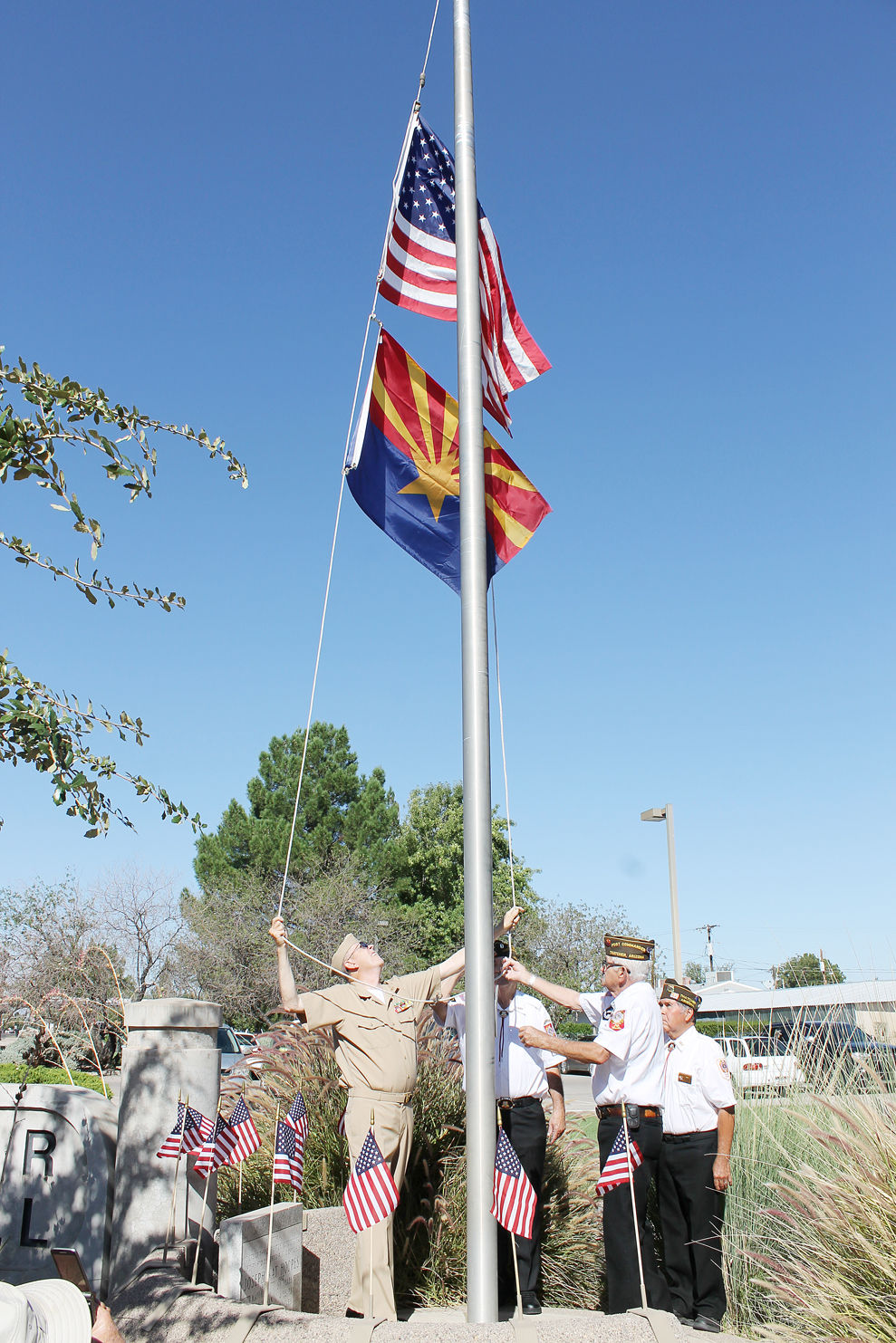 VFW Auxiliary hosts Flags Across America | Local News | eacourier.com