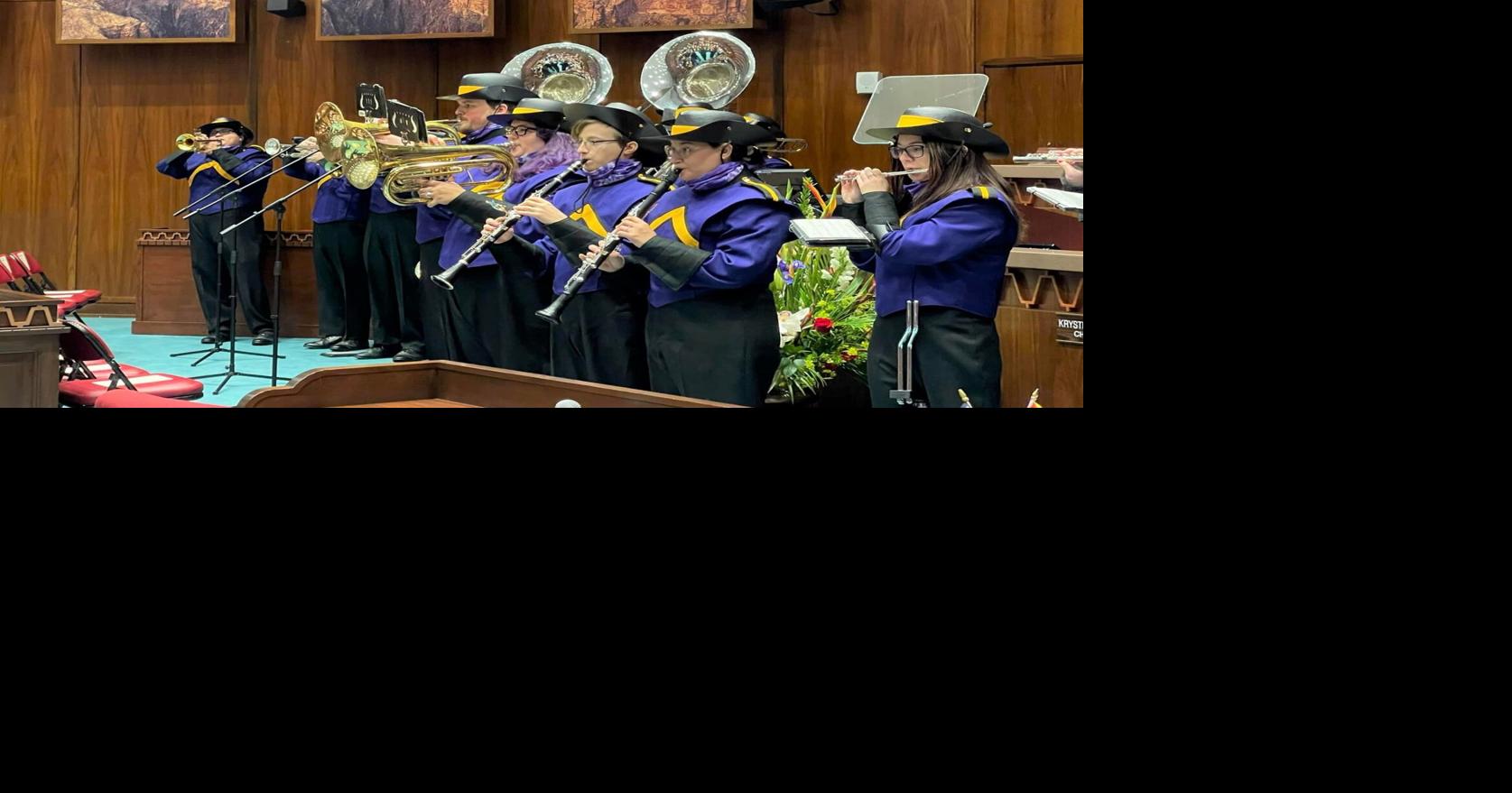 College marching band honored with state legislature performance ...