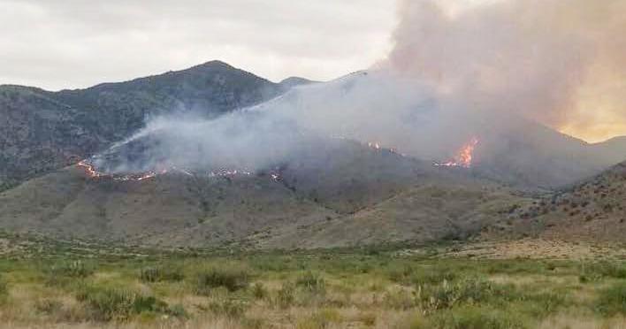 Crews fight wildfire near West Peak on Mount Graham | Local News ...
