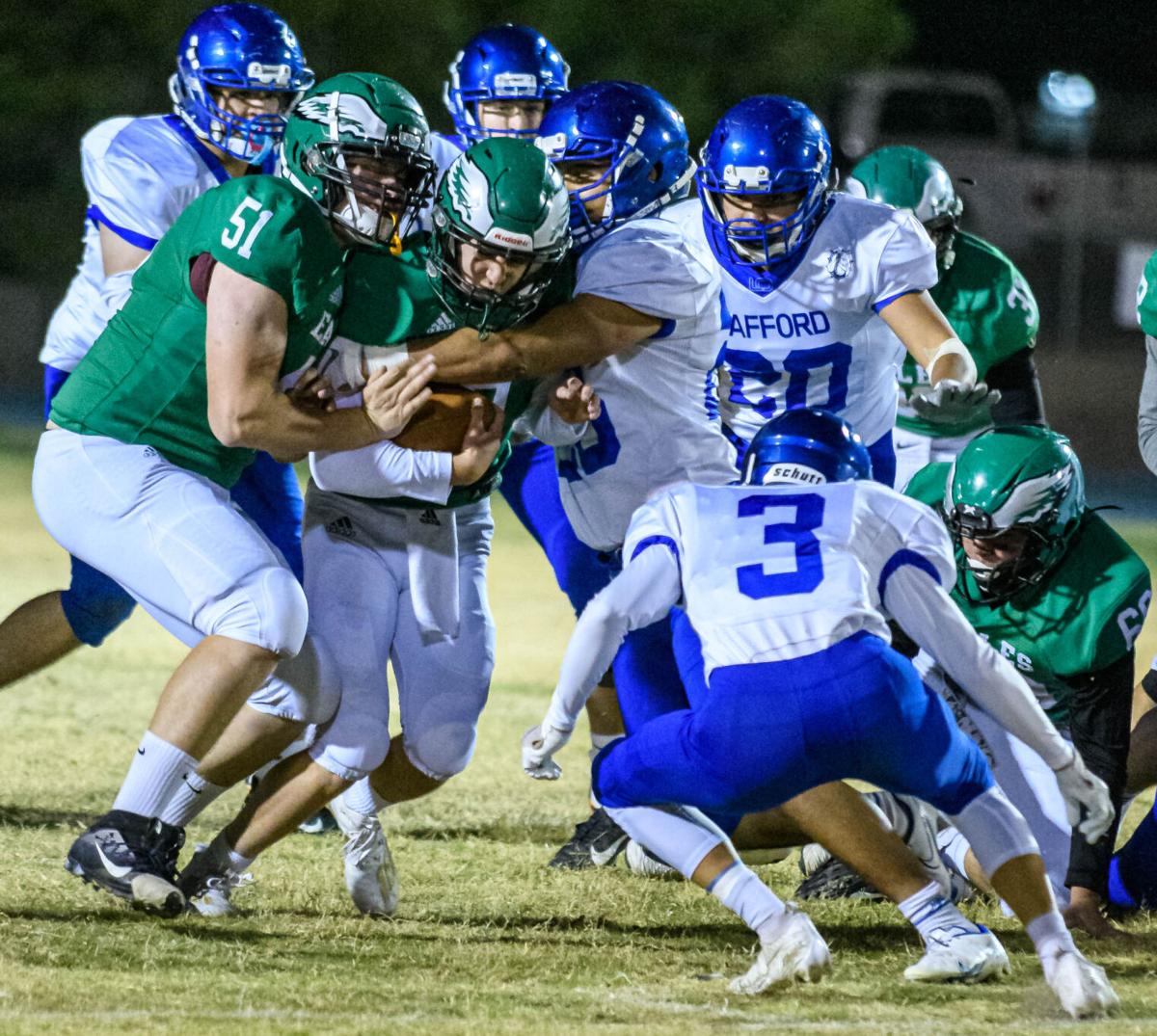 Thatcher Eagles bring home win over Safford Bulldogs 27-14 | Local ...