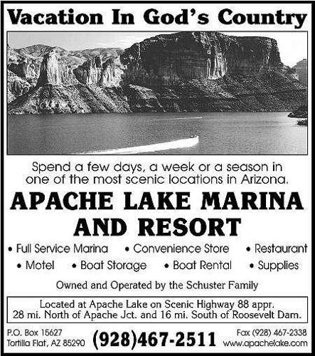 Apache Lake Marina & Resort | Archives | eacourier.com