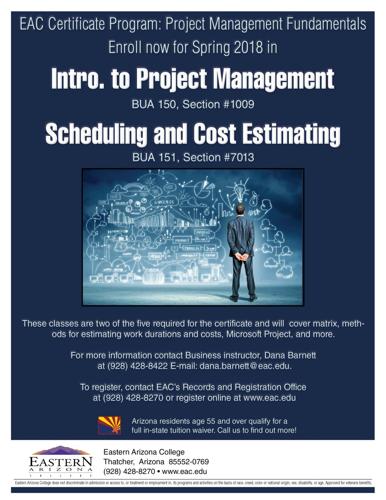 Project Management Fundamentals certificate program at EAC | Local News ...