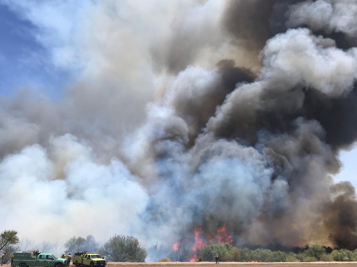 Gila River fire Contained | Local News | eacourier.com