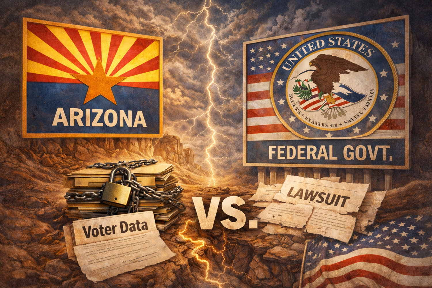 Arizona and federal government squaring off over voter records | State ...