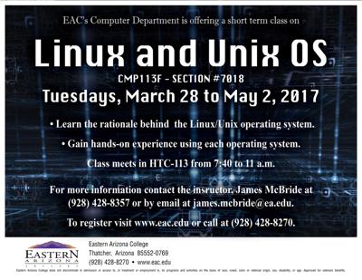 Enroll today in EAC’s short-term Linux/Unix OS course | Local News ...