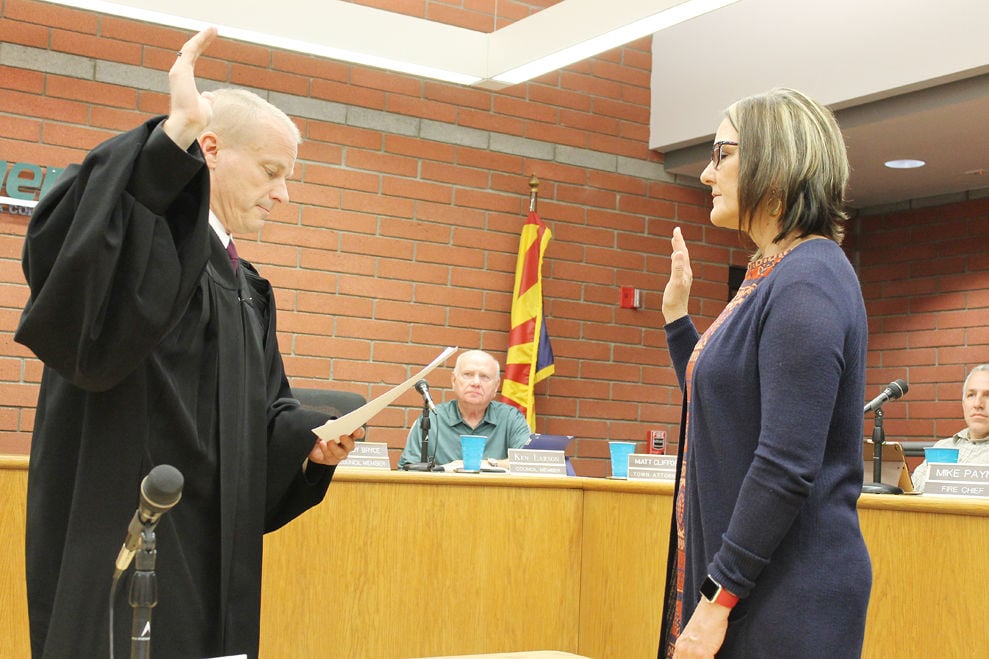 Woman in charge: Jenny Howard takes reins as Thatcher's first female ...