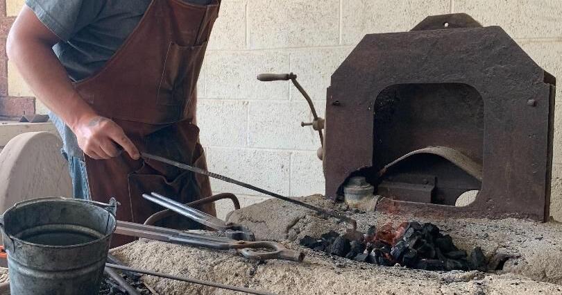 Local blacksmith brings museum's historic forge back to life ...