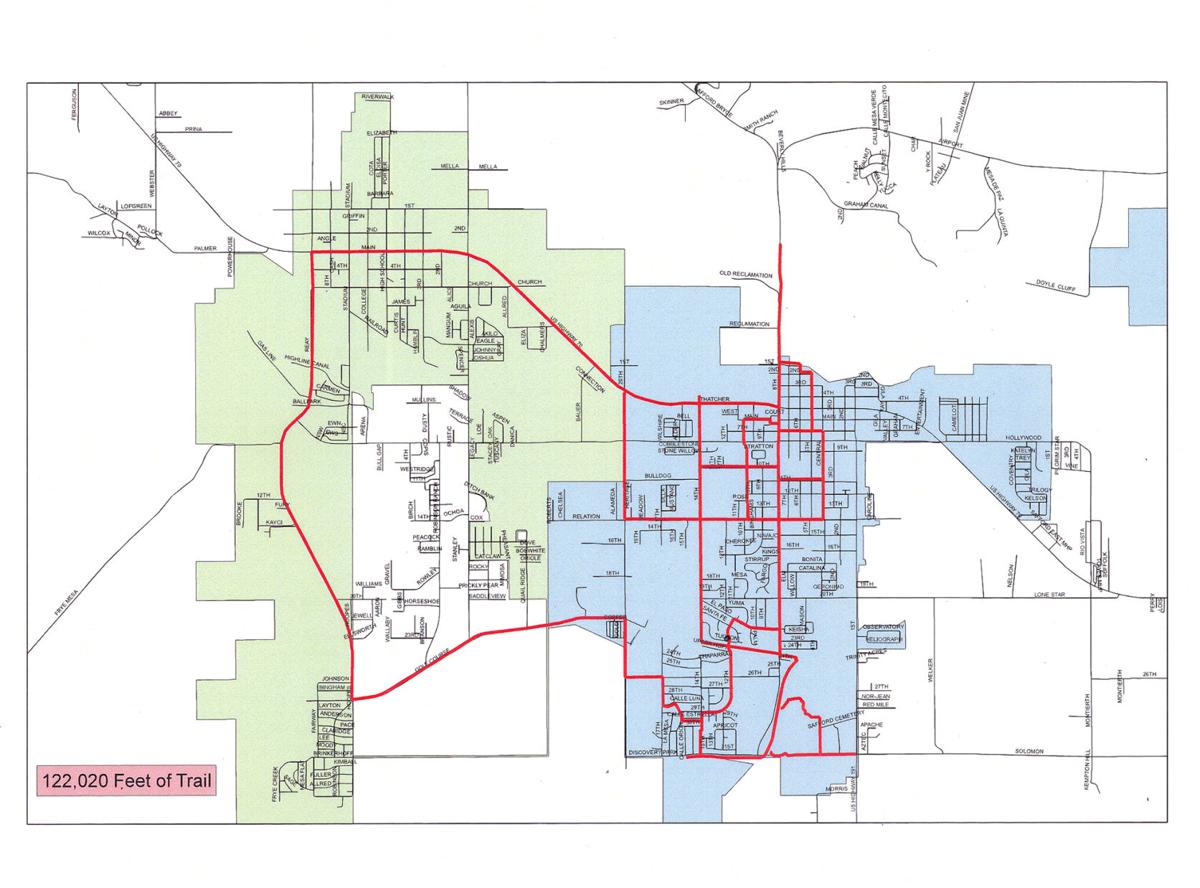 ‘Golden spike’ ceremony marks linking of multi-use paths | Local News ...