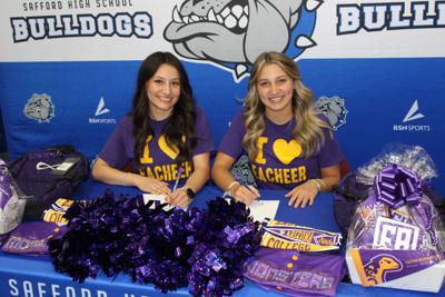 Safford High BFFs to stick together on EAC cheer squad | Local Sports ...