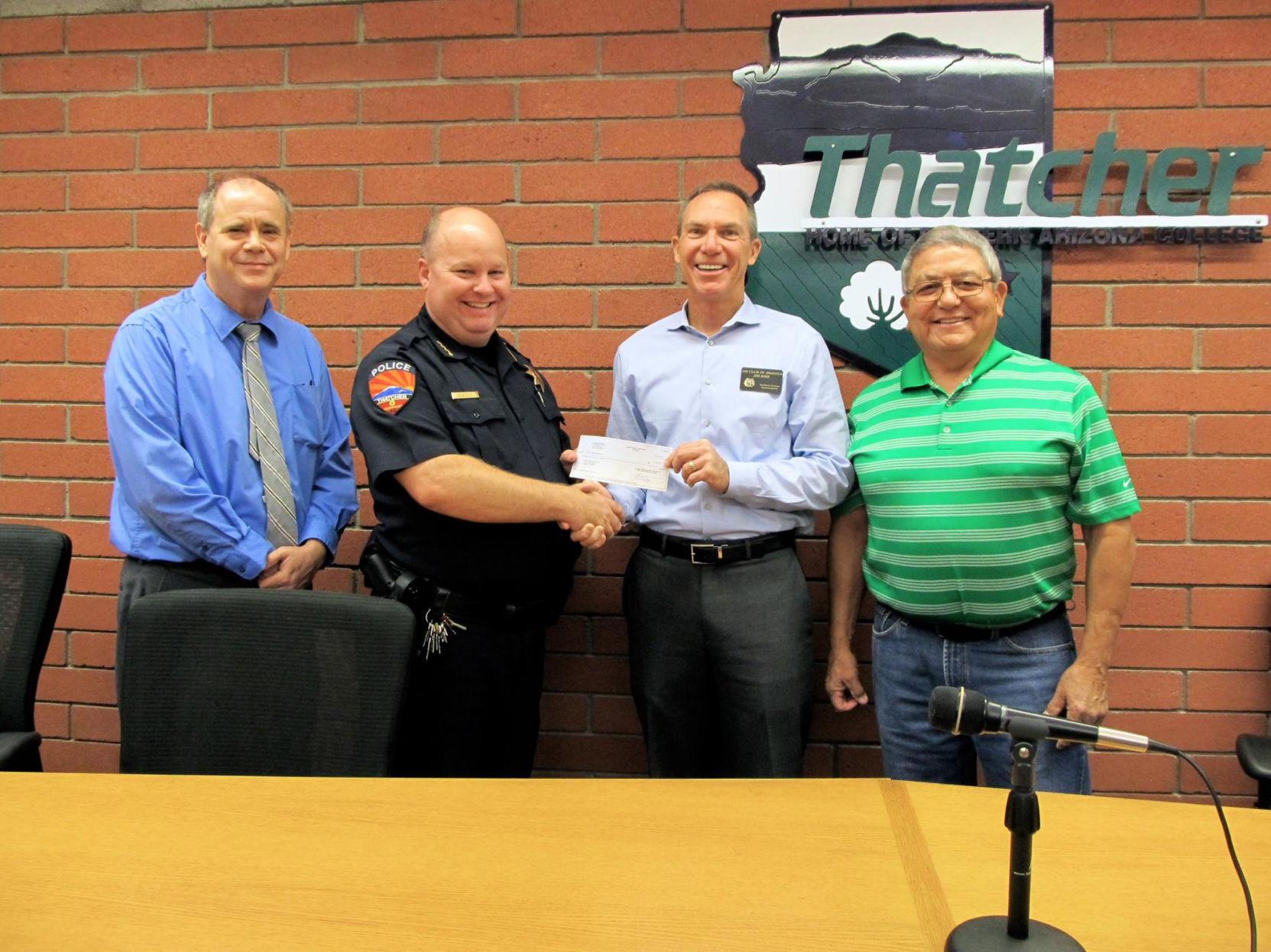 Thatcher PD receives body armor grant | Local News Stories | eacourier.com