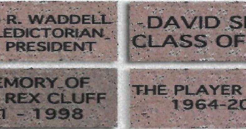 Brick sales support scholarships for future SHS grads | Complimentary ...
