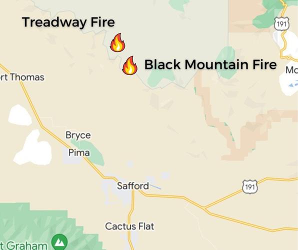 Wildfire consumes thousands of acres north of Safford | Local News ...