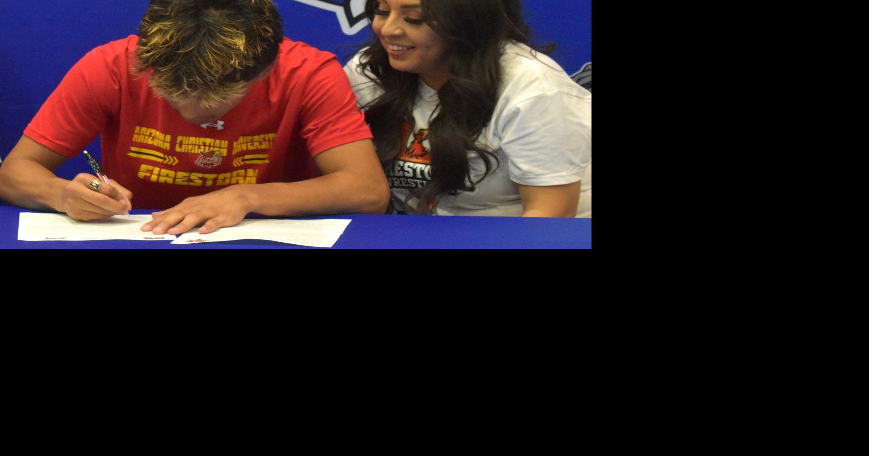 Safford wrestler Anthony Garrobo signs with Arizona Christian | Local ...