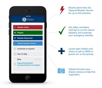 FEMA unveils disaster smartphone app | Local News Stories | eacourier.com