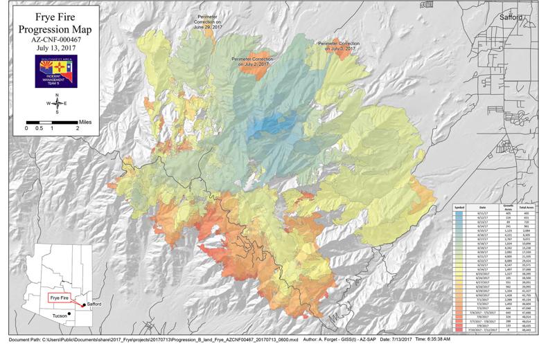 Crews conduct final wrap-up on Frye fire | Local News | eacourier.com