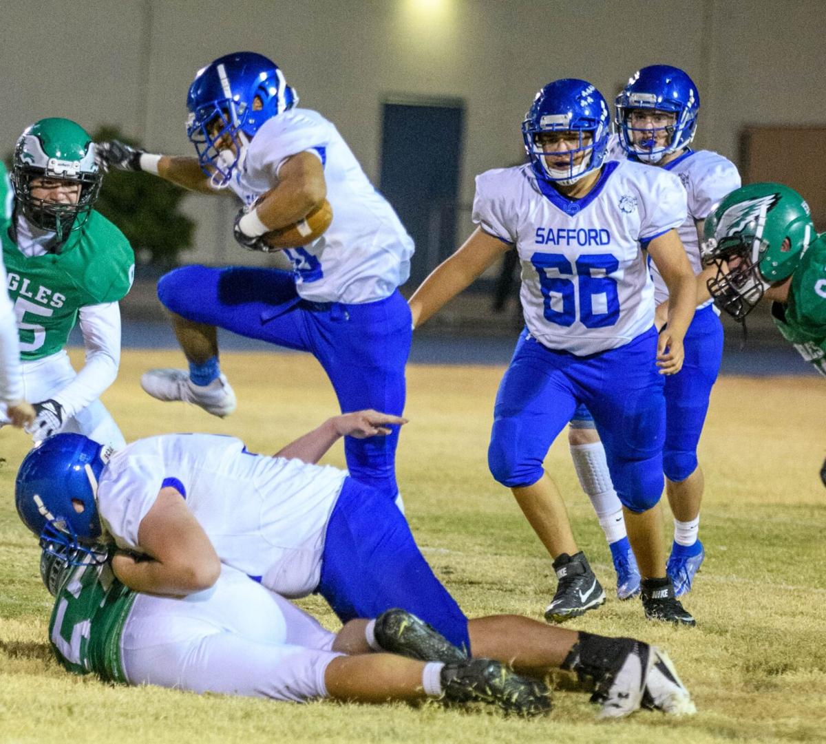 Thatcher Eagles bring home win over Safford Bulldogs 27-14 | Local ...