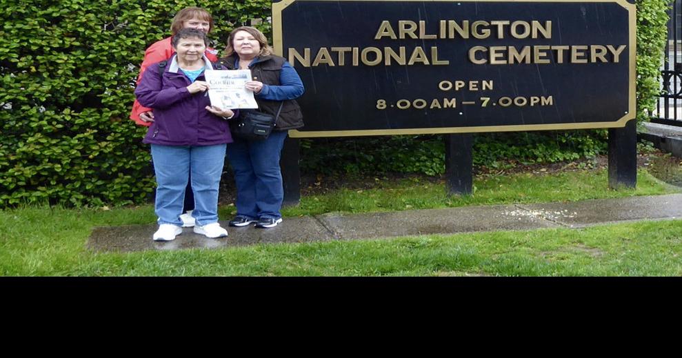 Honoring the soldiers at Arlington National Cemetery (with the Courier ...