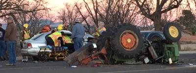 Tractor vs. car on Highway 70 | Local News | eacourier.com