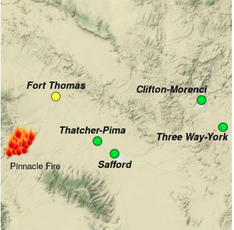 Pinnacle Fire prompts evacuations, grows to nearly 16,000 acres | Local ...