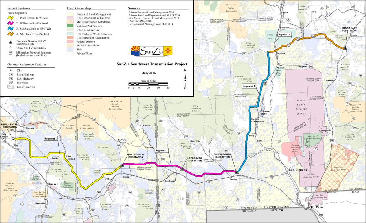 SunZia Transmission project moves to preconstruction phase | Local News ...