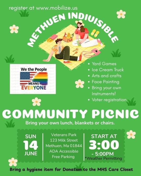 Methuen community picnic at Veteran's Park | Calendar | eagletribune.com