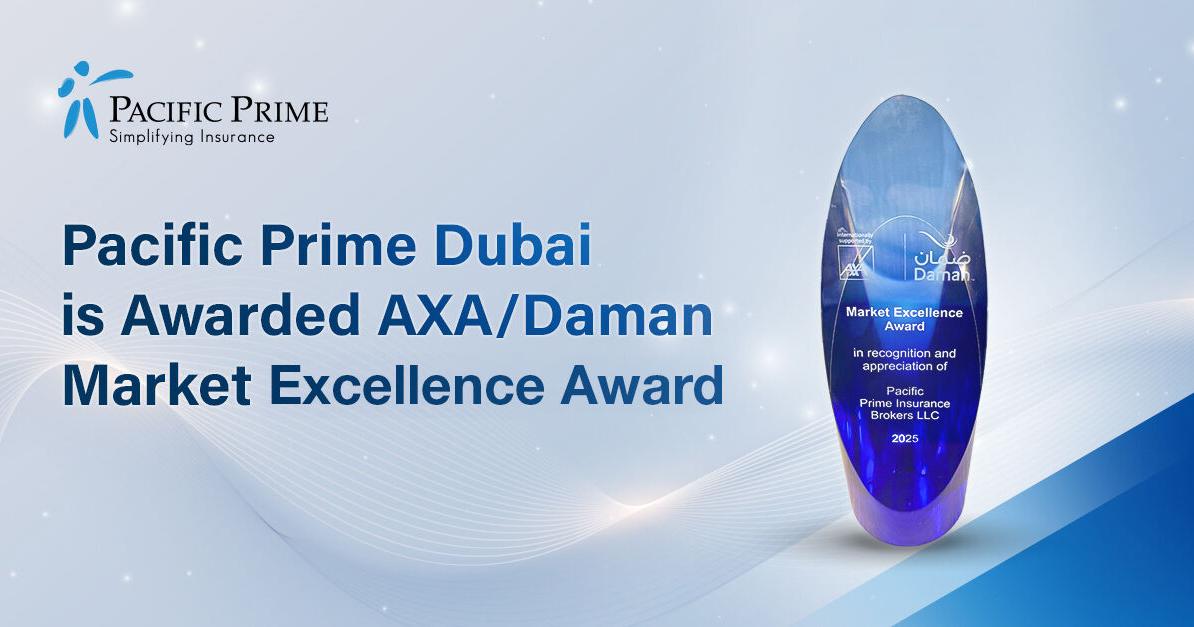 Pacific Prime Dubai Was Awarded AXA/Daman Market Excellence Award ...