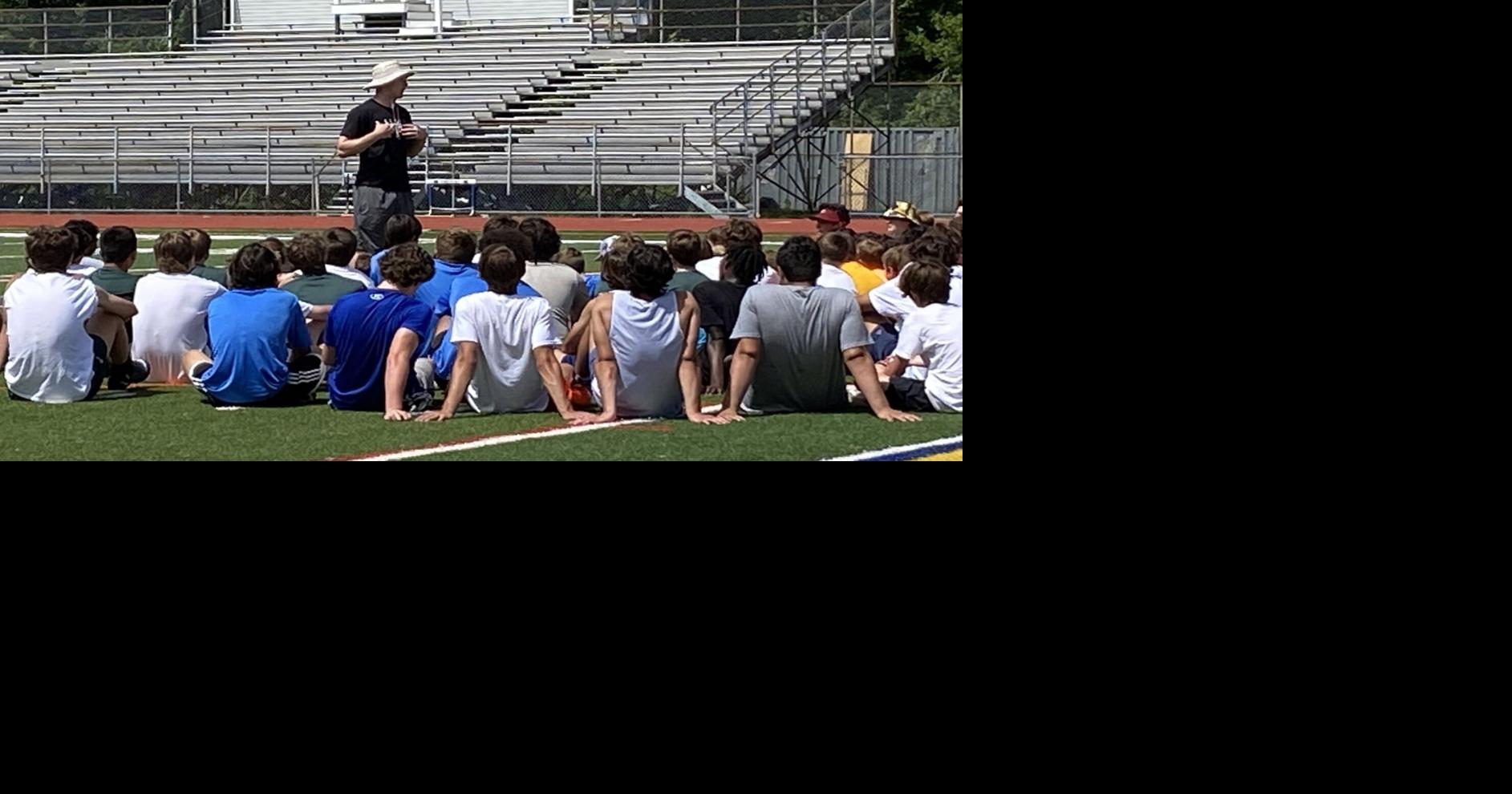 EJ Perry speaks at football Camp | News | eagletribune.com