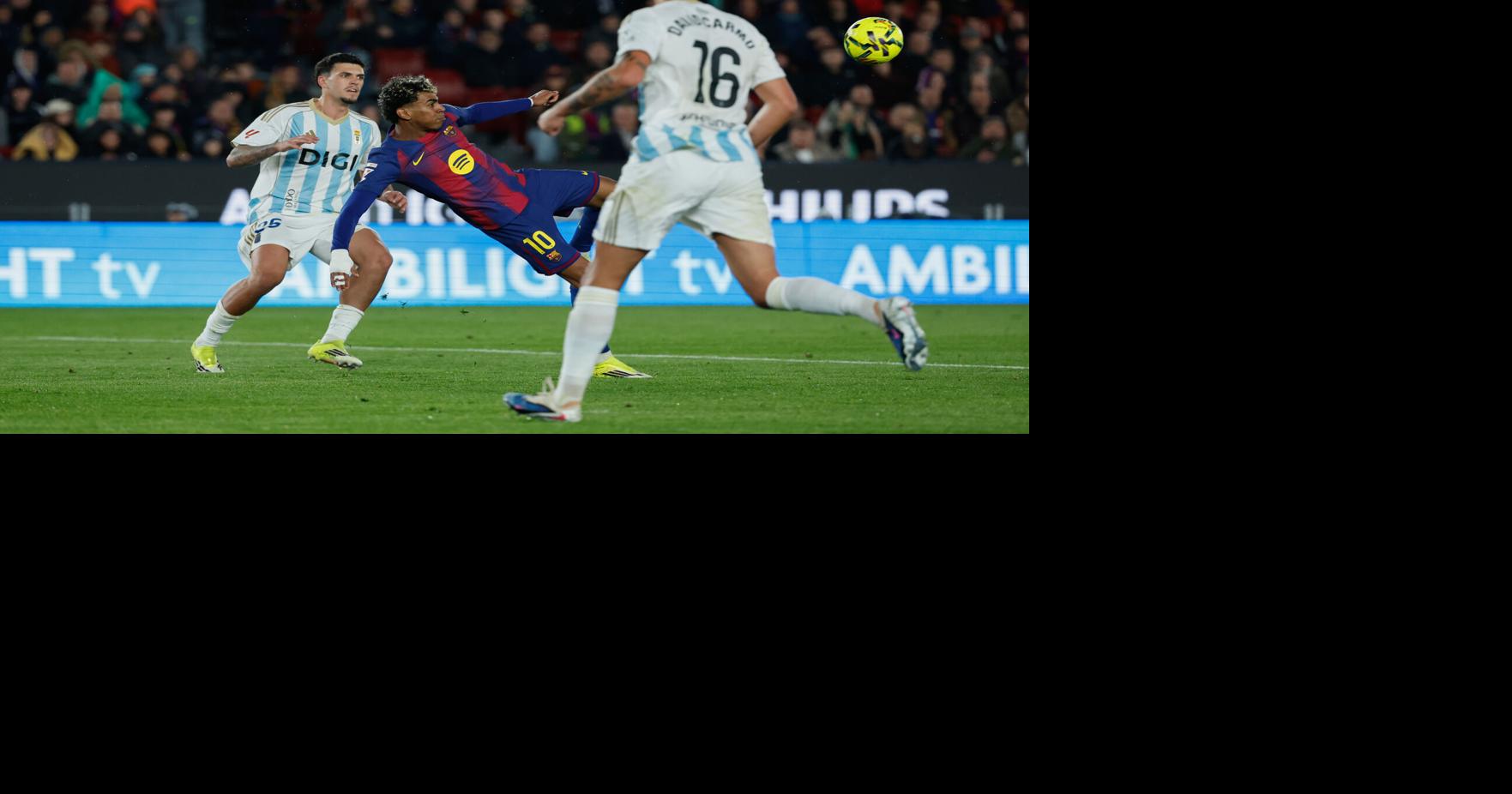 Yamal's acrobatic goal helps Barcelona beat Oviedo and regain Spanish ...