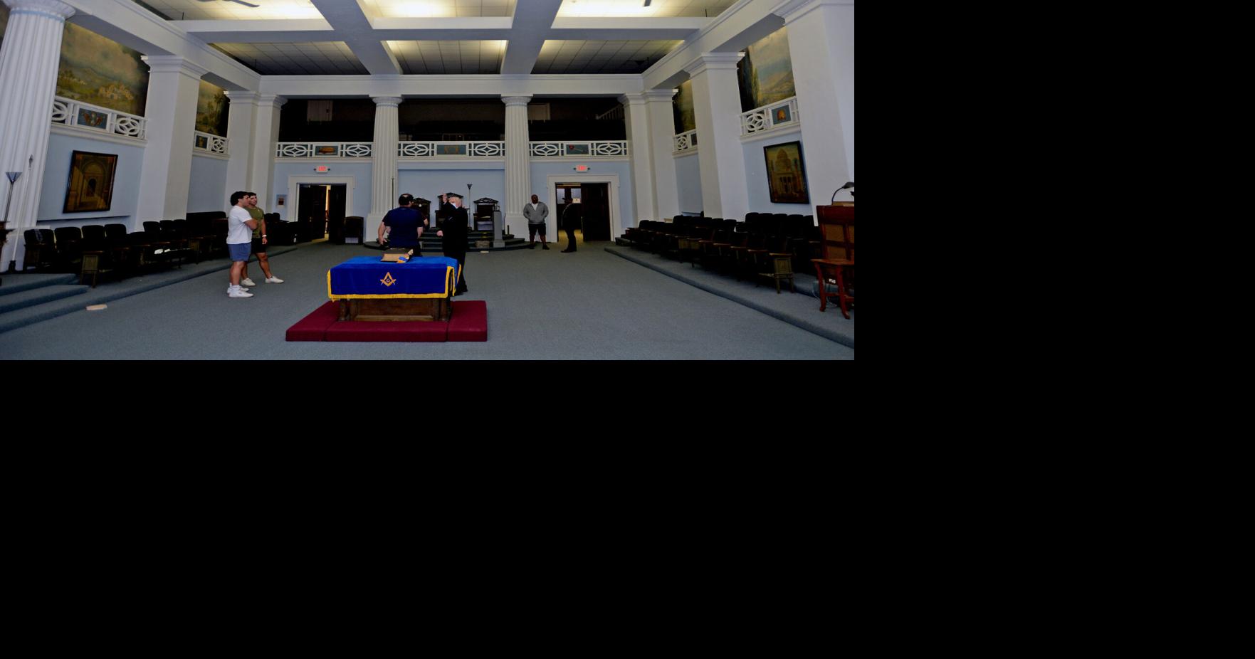 Masons reminisce at 100 year anniversary Masonic building tour ...