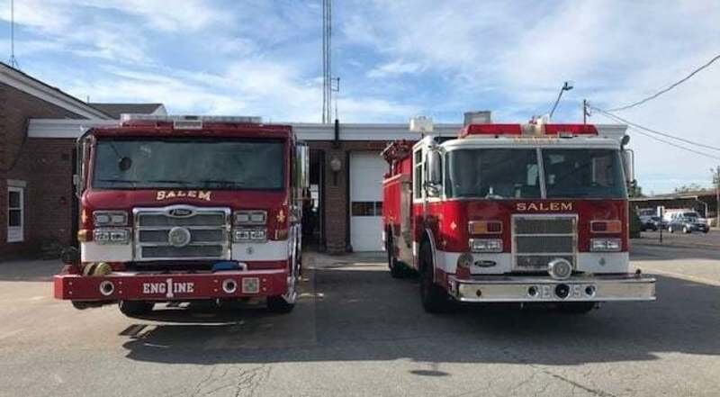 Salem firefighters celebrate new engine with 'push-in' ceremony | New ...