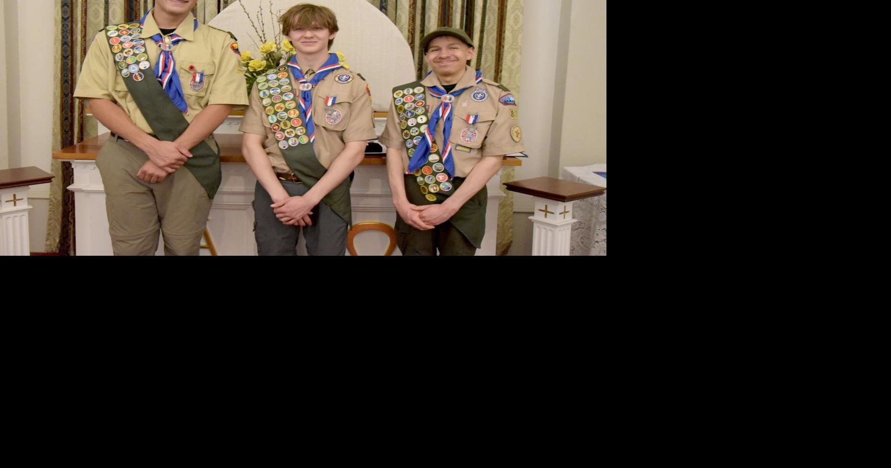 Groveland troop awards three Eagle Scouts | Haverhill | eagletribune.com