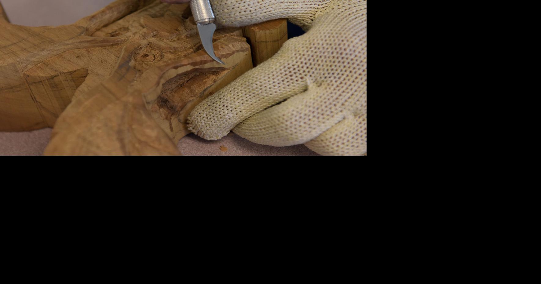 Making a mark: Seniors get creative with carving club | New Hampshire ...
