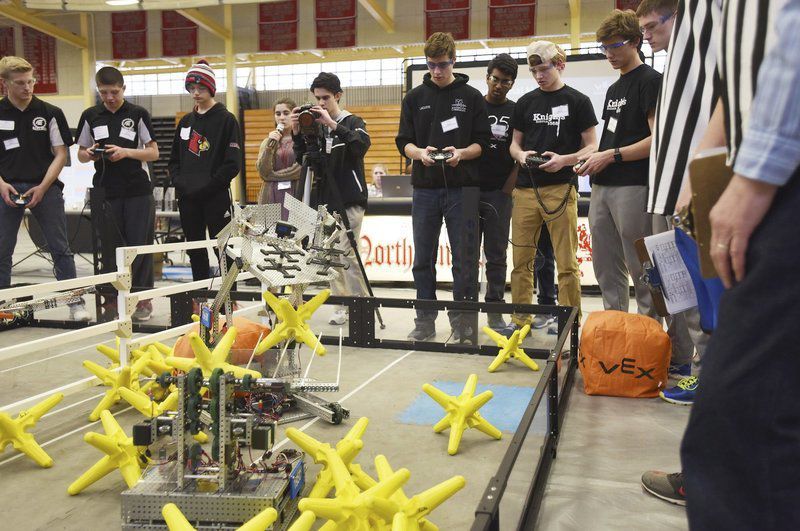 Robotics teams battle in all-day competition | Merrimack Valley ...