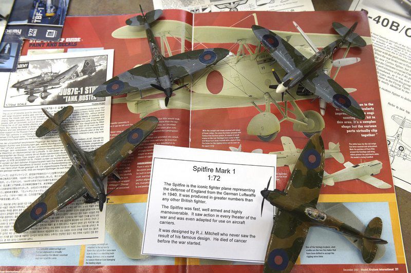 World War II model airplanes, vehicles and dioramas on display at ...