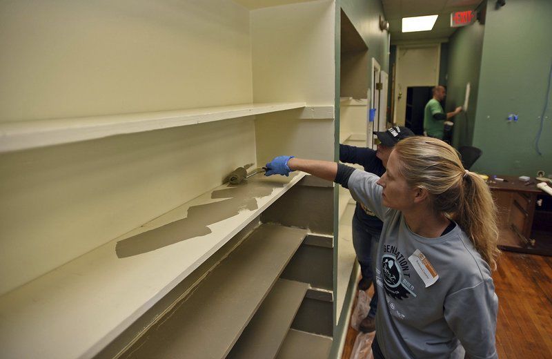 Timberland employees spruce up Bread & Roses | Merrimack Valley ...