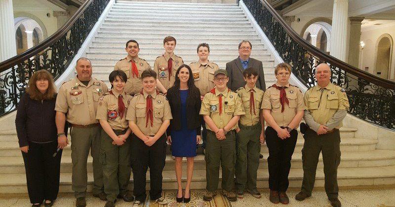 DiZoglio hosts Methuen Boy Scouts at Statehouse | Merrimack Valley ...