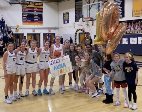 Andover's Foley takes place among greats with 1,000th point | Sports ...