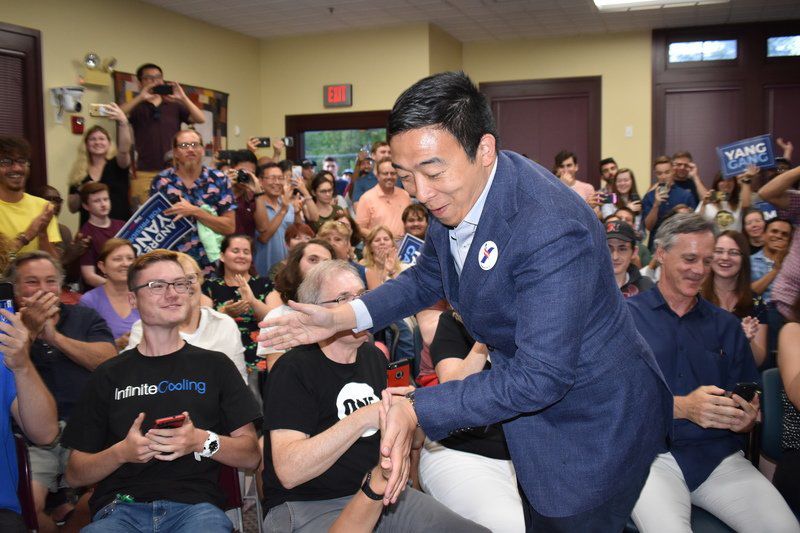 'Yang Gang' meets their leader | News | eagletribune.com