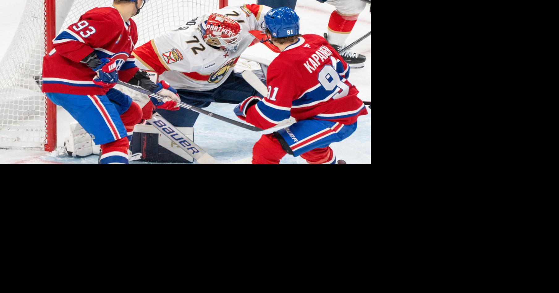 Alexandre Texier has hat trick in the Canadiens' 6-2 victory over the ...