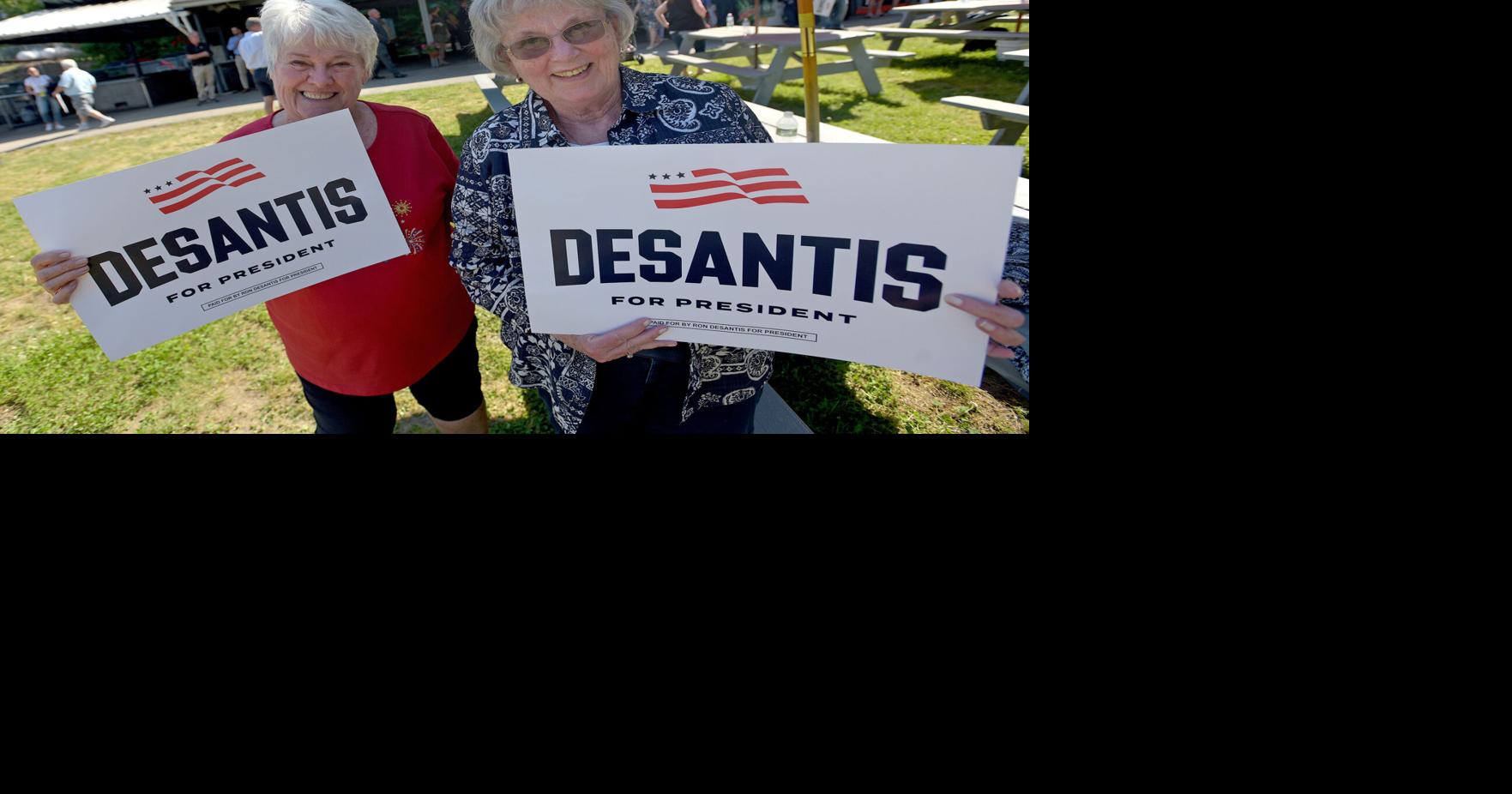DeSantis talks accountability, border wall to Salem crowd | New ...