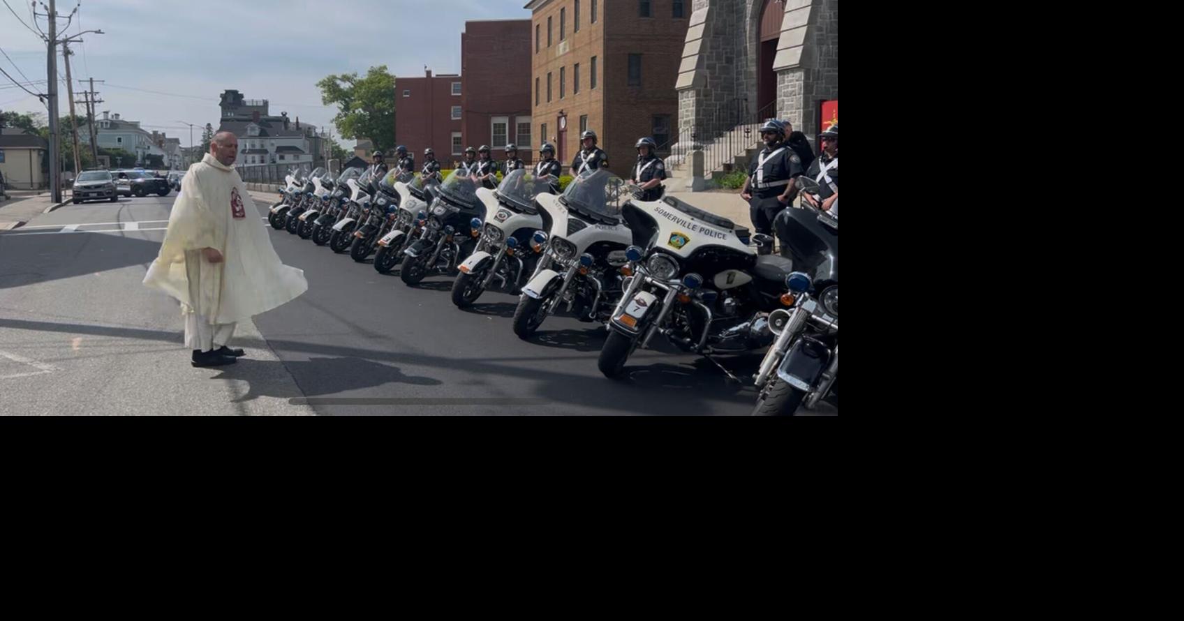 Police motorcycle unit receives blessing | North Of Boston ...