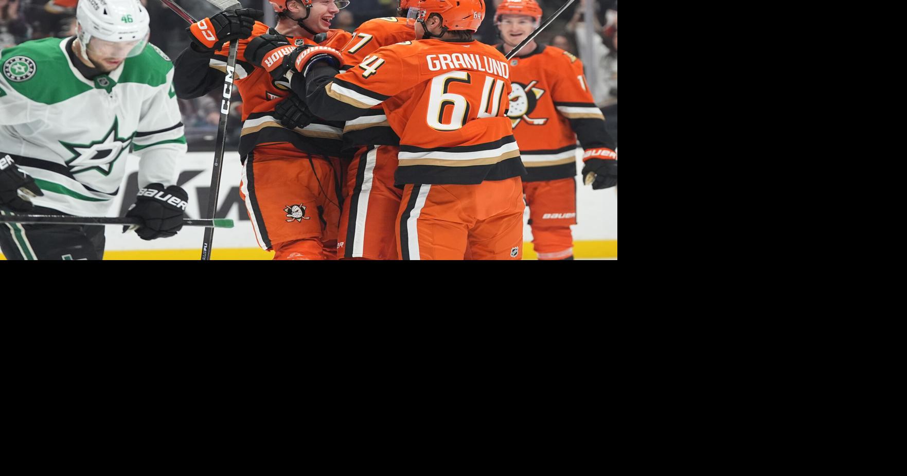 Lukas Dostal has 24 saves as Ducks beat Stars 3-1 to snap nine-game ...