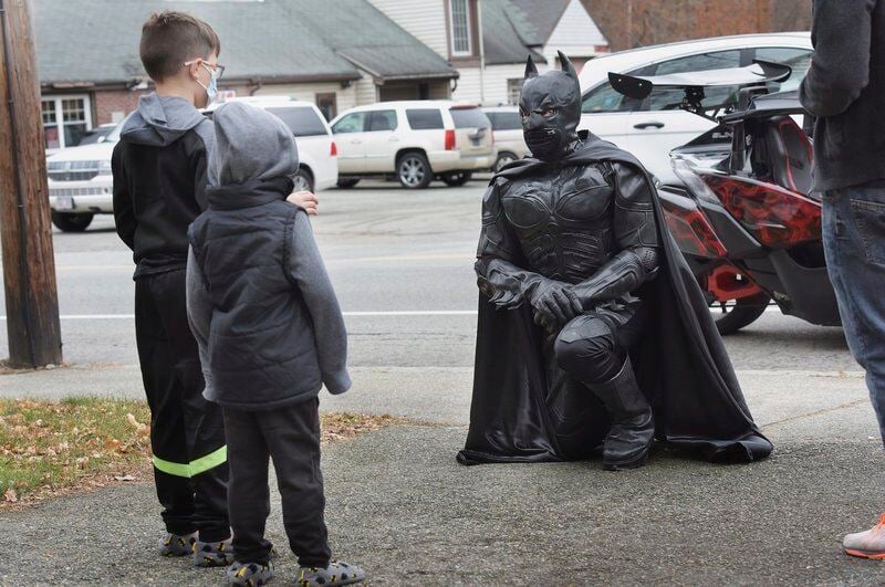 Thankful for kindness: Community support brings Batman for a visit ...