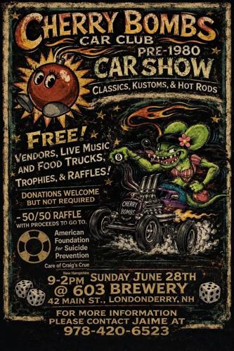 Cherry Bombs Club hosting annual car show | Calendar | eagletribune.com