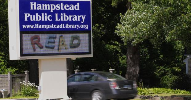 Hampstead library gets electronic sign | Local News | eagletribune.com