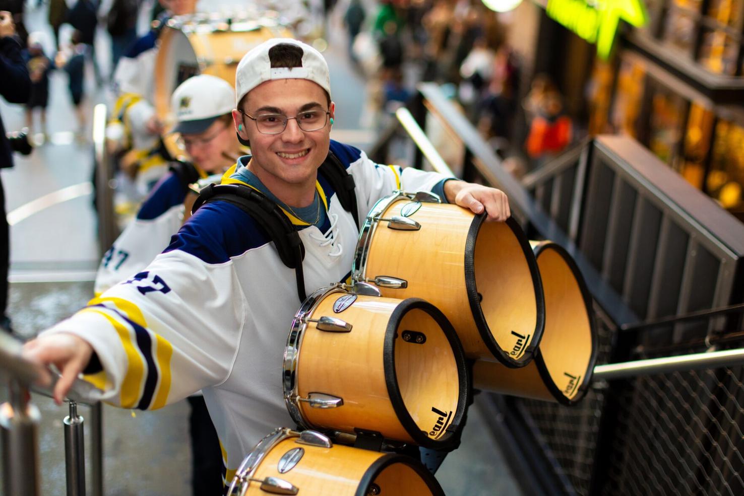 Adding 'Pep' to Merrimack's tourney run: Band flies with hockey team to ...