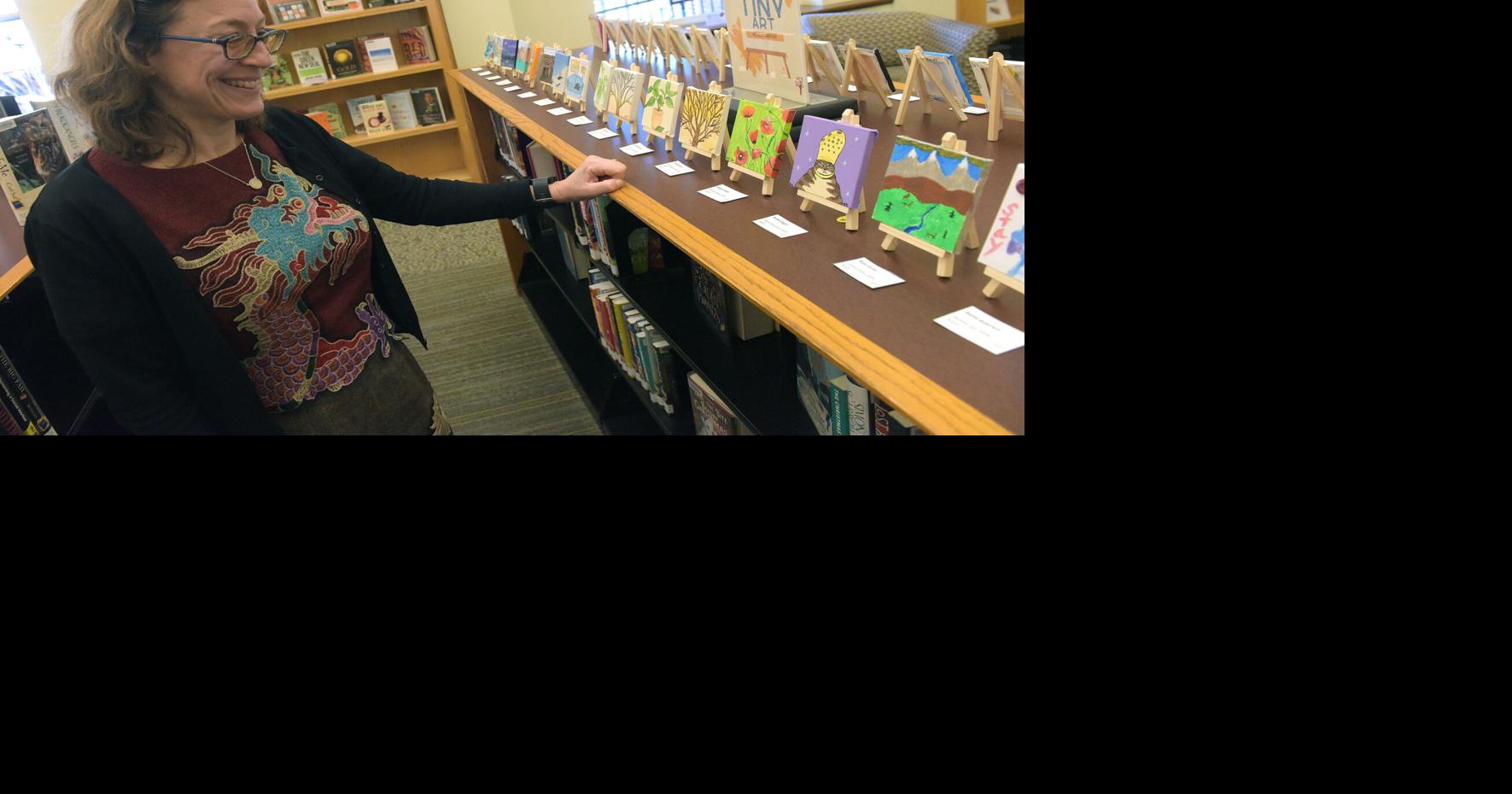 Canvassing for inspiration: Tiny art at library | Merrimack Valley ...
