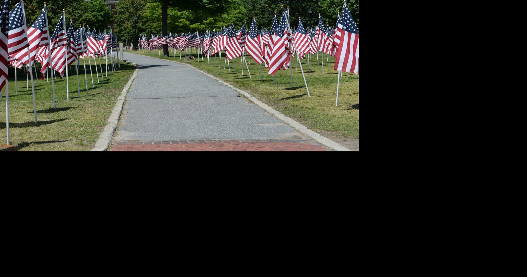 777 flags commemorate Lawrence's fallen | Merrimack Valley ...